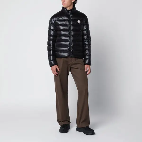 Moncler Khaki Technical Cotton Trousers