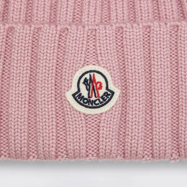 Moncler Wool Beanie With Pom-pom