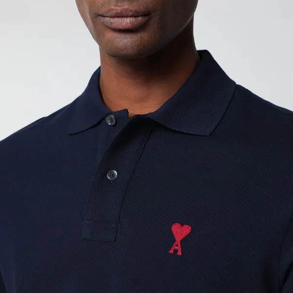 AMI Paris Polo De Coeur Midnight