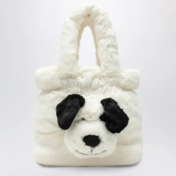 JELLYCAT Black/white Dog Face Bag - Multicolor