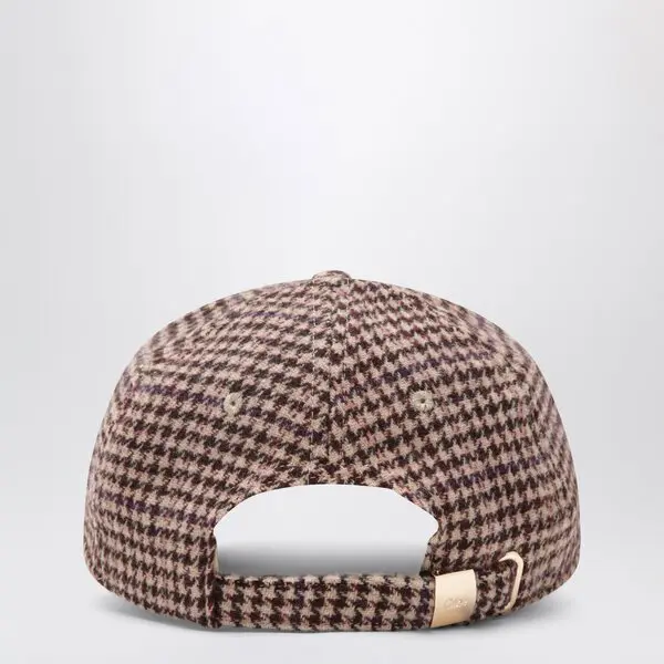 Chloé Cap With Houndstooth Pattern
