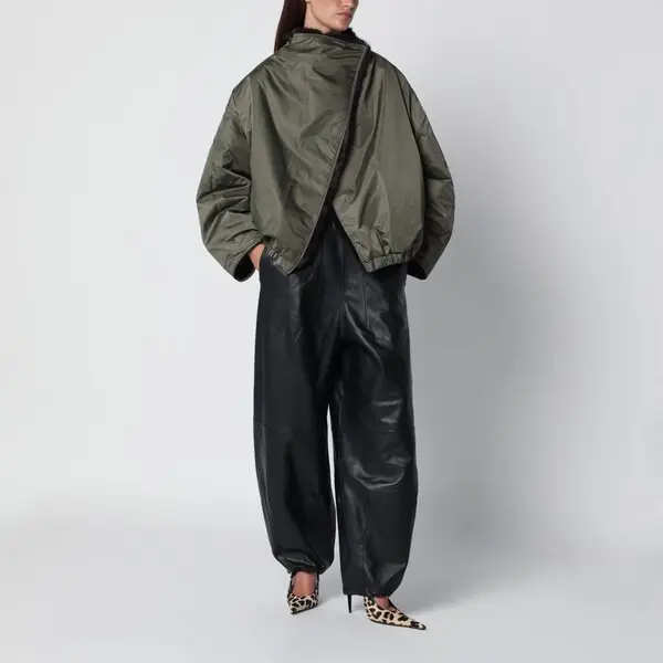 THE FRANKIE SHOP Olive Green Reversible Jacket