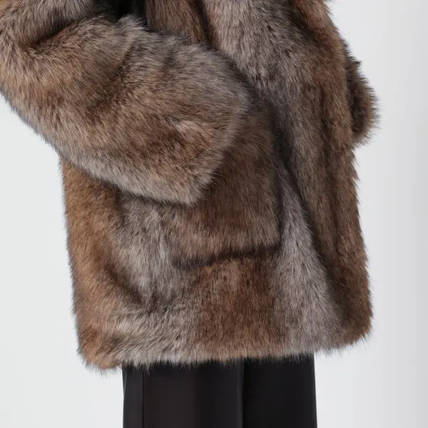 BB COUTURE Brigitte Faux Fur Coat