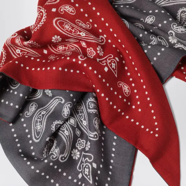 Destin Lava/terracotta Triangular Bandana Scarf