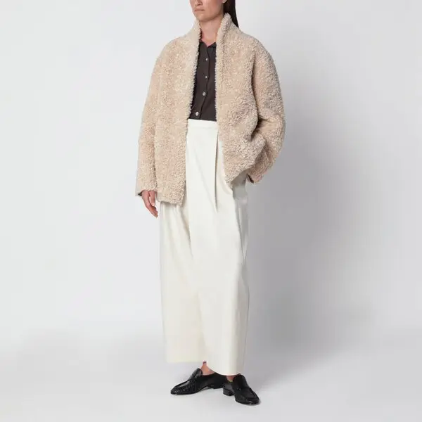 Source Unknown Manuela Teddy-effect Shearling Jacket