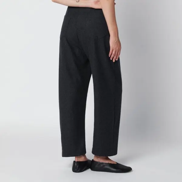 Source Unknown Roanna Dark Trousers In Wool Blend