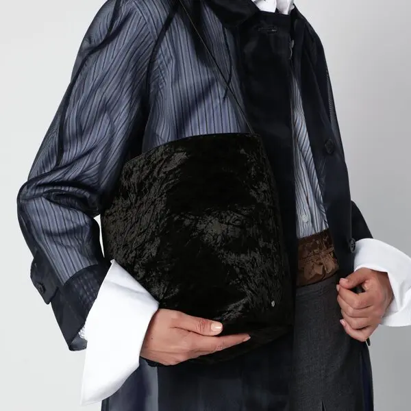 VALESQUE Velvet Bucket Bag