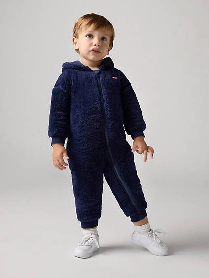 LEVI'S Baby Bear Sherpa Coverall - Blue