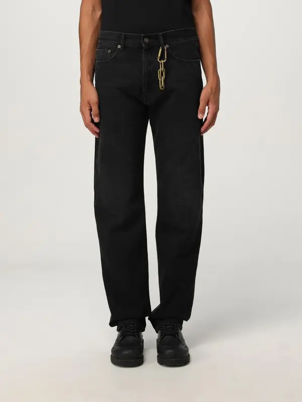 DARKPARK Larry Straight Fit Cotton Denim Jeans - Black