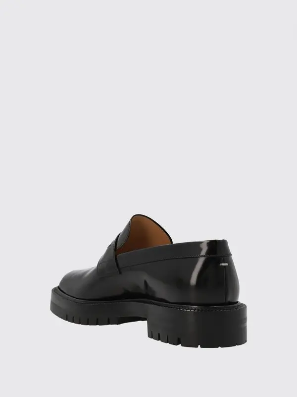 MAISON MARGIELA Tabi Brushed Leather Penny Loafers