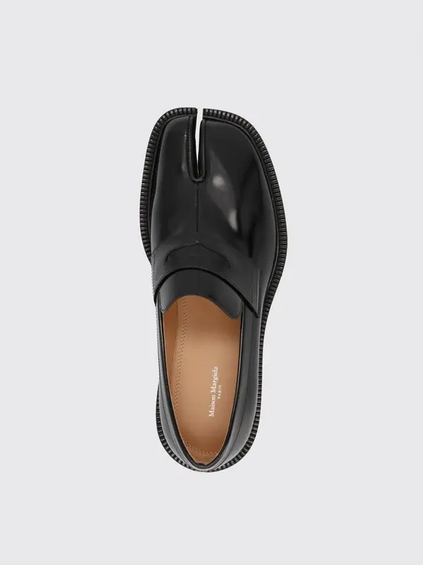 MAISON MARGIELA Tabi Brushed Leather Penny Loafers