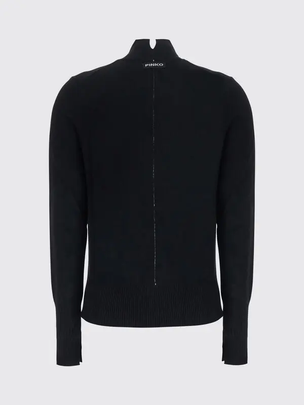 Pinko High Neck Jumper - Black