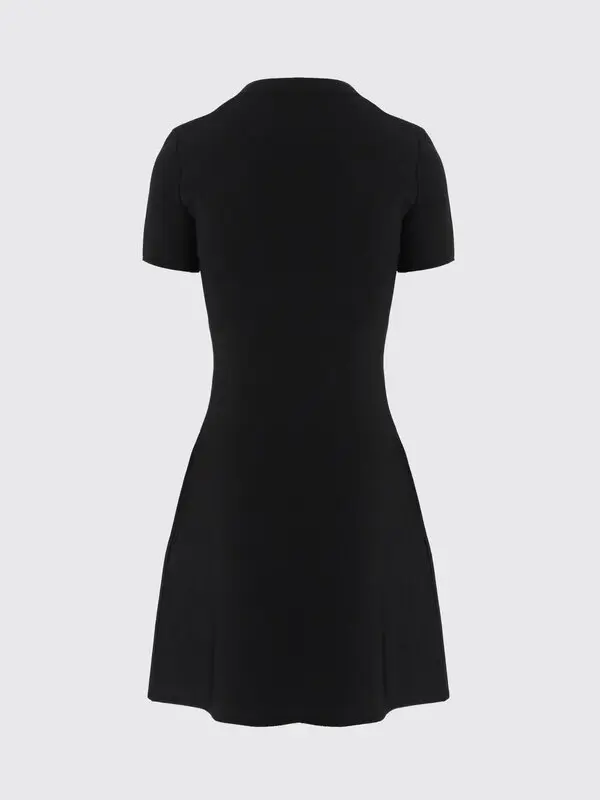 Valentino Garavani A-line Mini Dress With Jewelled Scarf Neck