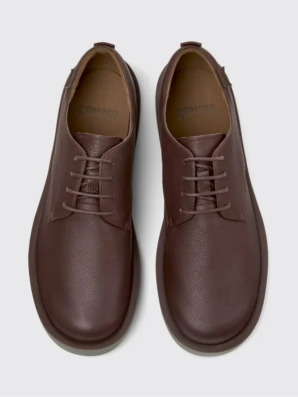 Camper Wagon Leather Derby Shoes