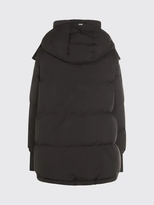 Herno Short Hooded Quilted Nylon Down Jacket With Water-repellent Finish