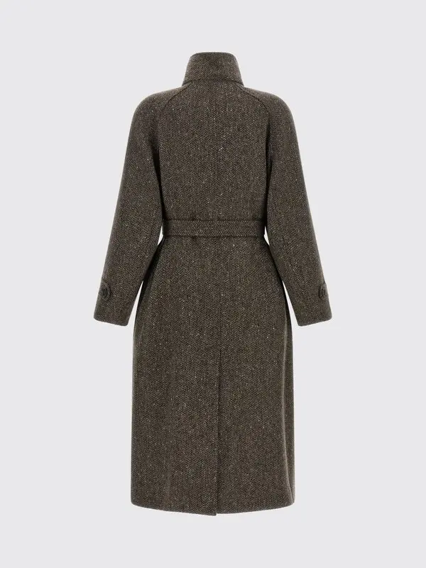 Brunello Cucinelli Textured Belted Coat