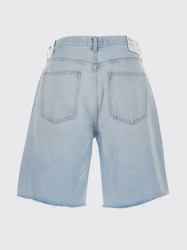 AGOLDE Five-pocket Organic Cotton Denim Shorts