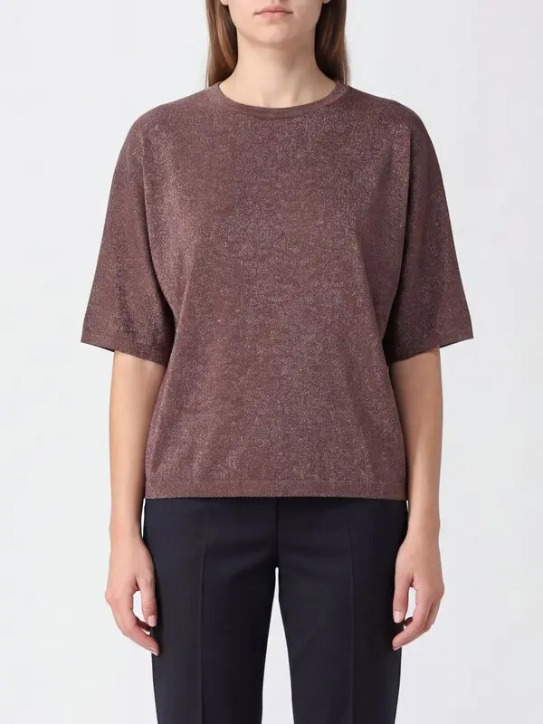 Brunello Cucinelli Relaxed Fit Cashmere And Silk Crewneck Sweater - Violet