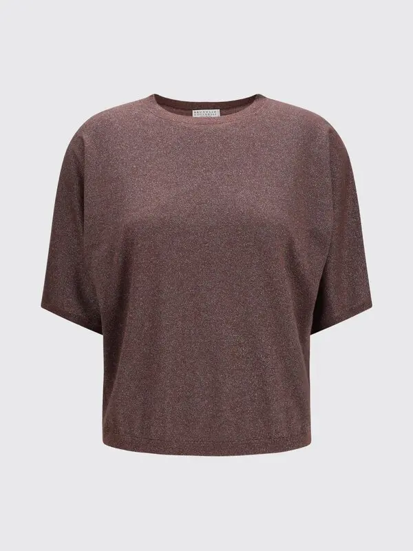 Brunello Cucinelli Relaxed Fit Cashmere And Silk Crewneck Sweater - Violet