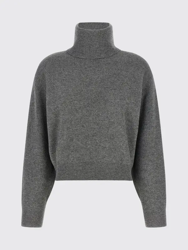 Brunello Cucinelli Ribbed Turtleneck Jumper - Grey