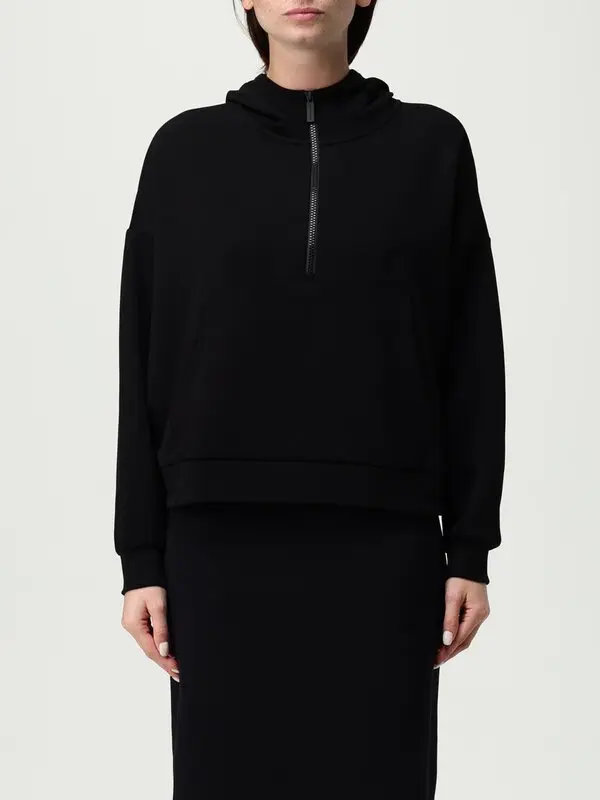 Armani Exchange Half-zip Hooded Sweatshirt