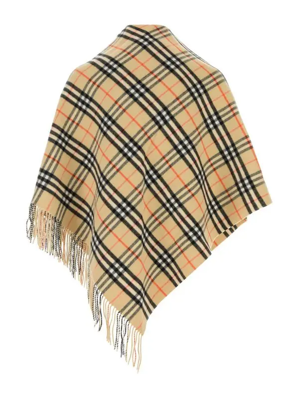Burberry Checked Cape