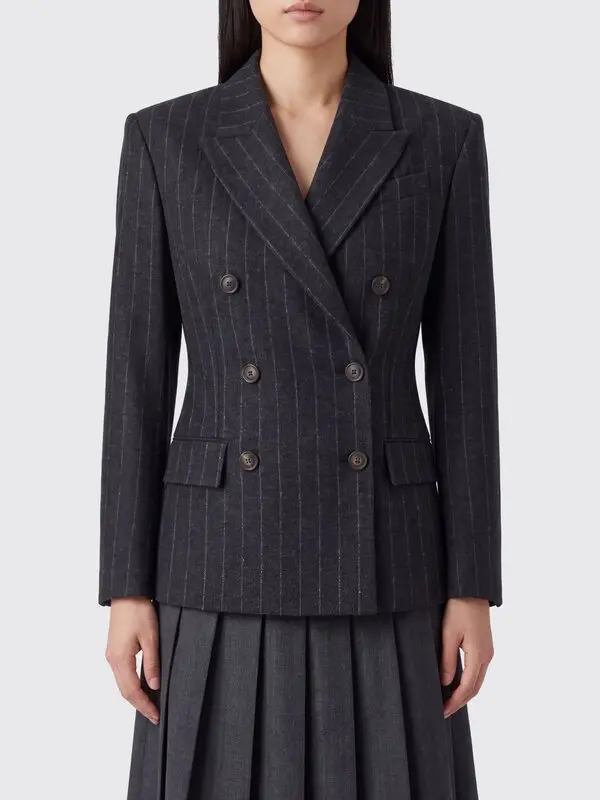 Brunello Cucinelli Double Breasted Blazer - Grey