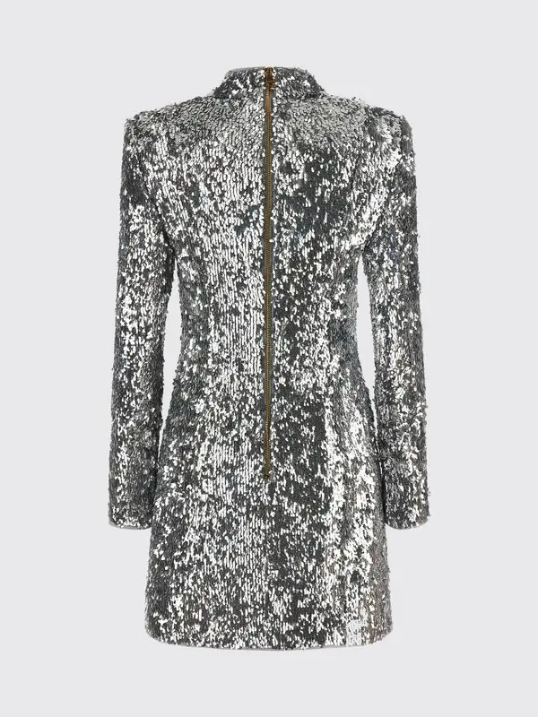 Balmain Sequin-embroidered Sheath Mini Dress