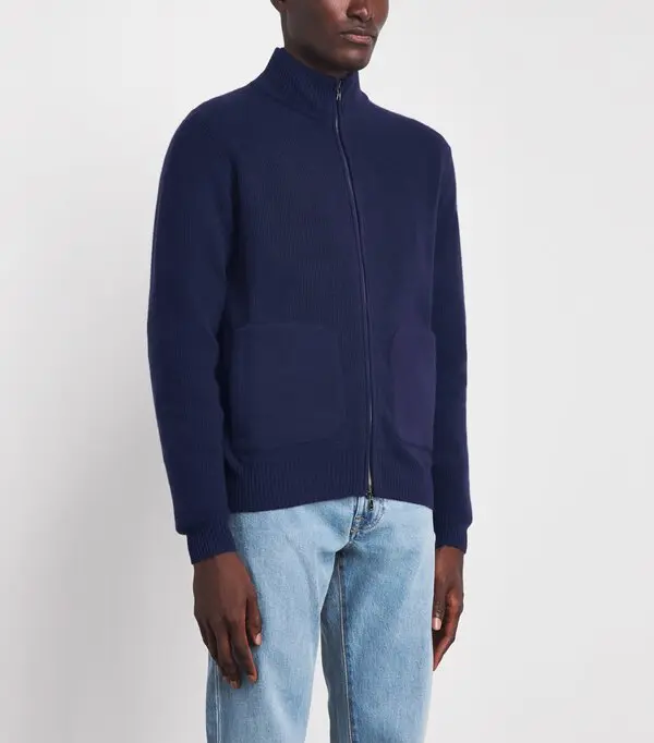 FIORONI CASHMERE Half-zip Sweater