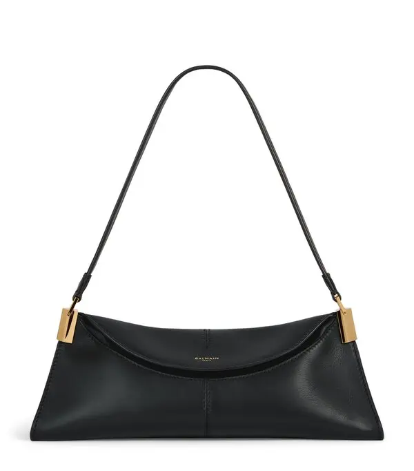 Balmain Small Leather 64-83 Shoulder Bag