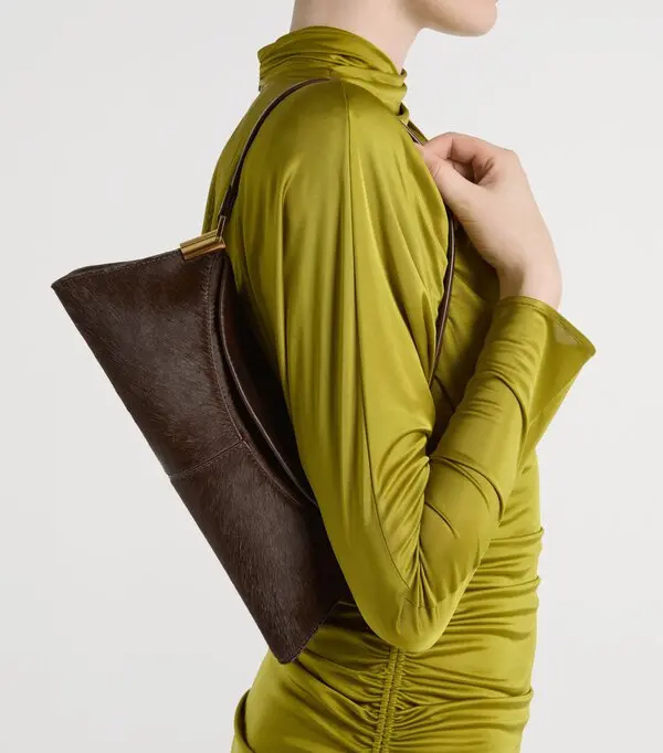 Balmain Small Pony Hair 64-83 Shoulder Bag