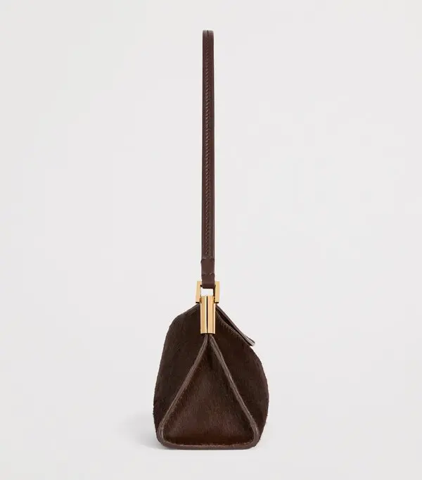 Balmain Small Pony Hair 64-83 Shoulder Bag