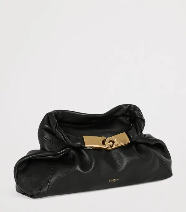 Balmain Small Lambskin Dinner At 8 Shoulder Bag