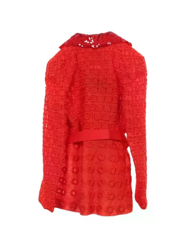 Fendi 2010s Embroidered Double-breasted Jacket