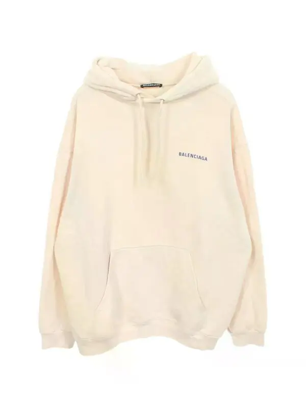 Balenciaga 2000s Logo-print Cotton Hoodie