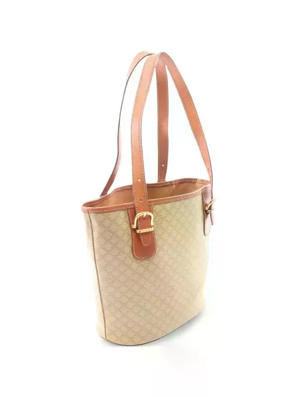Celine 2000s Macadam Tote Bag - Neutrals