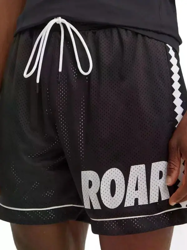 PUMA Logo Print Mesh Shorts