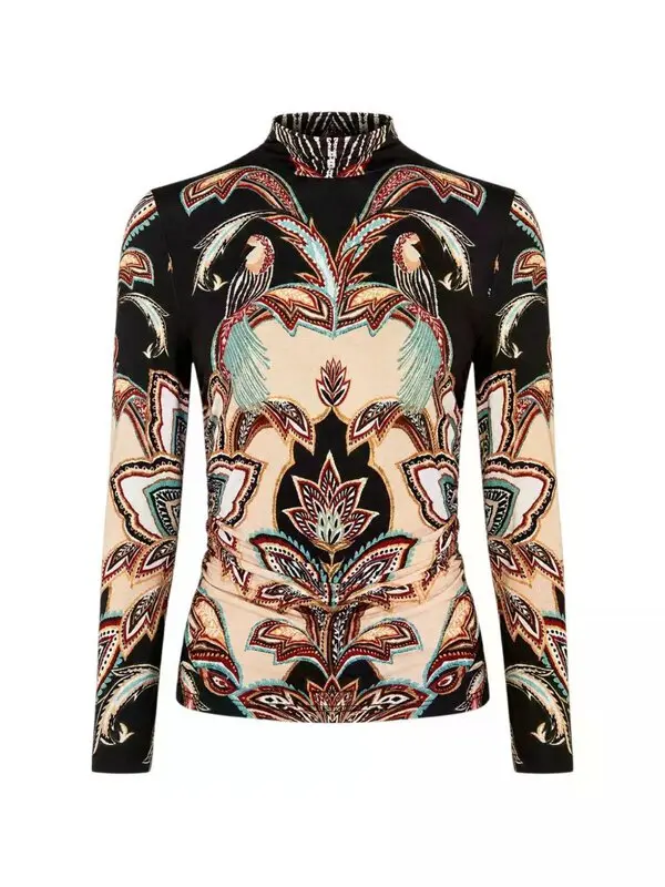 Farm Rio Tapestry Dream Floral-print Top