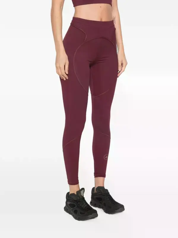 Adidas By Stella McCartney Logo-print Panelled Leggings