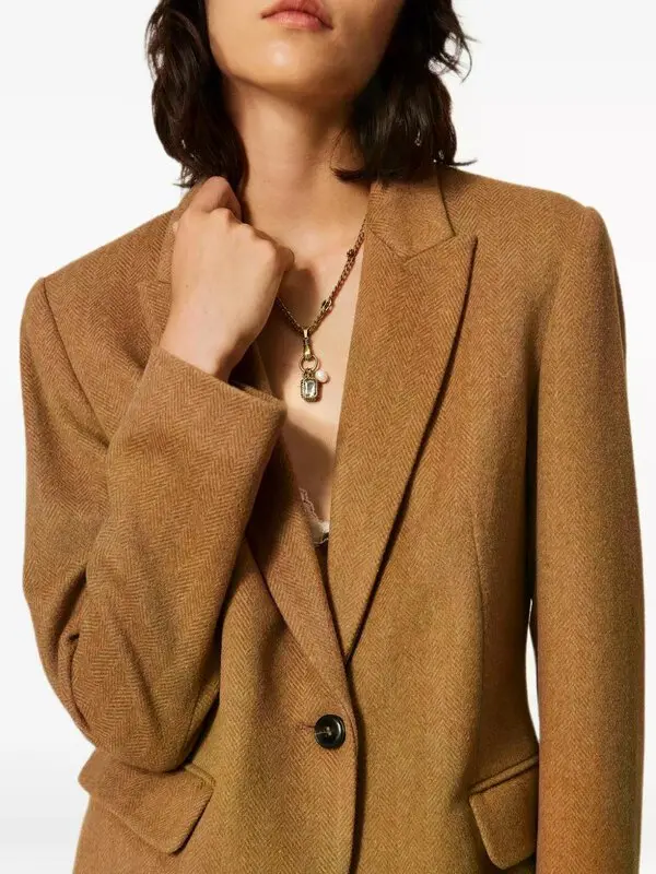 TWINSET Chevron-pattern Blazer