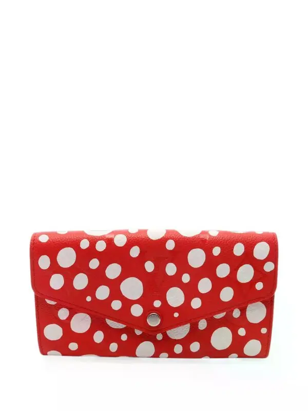 LOUIS VUITTON Yk Portefeuille Sarah 2021s Bi-fold Wallet - Red