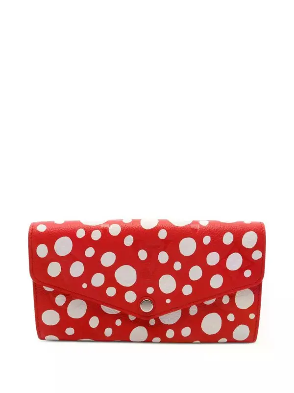 LOUIS VUITTON Yk Portefeuille Sarah 2021s Bi-fold Wallet - Red