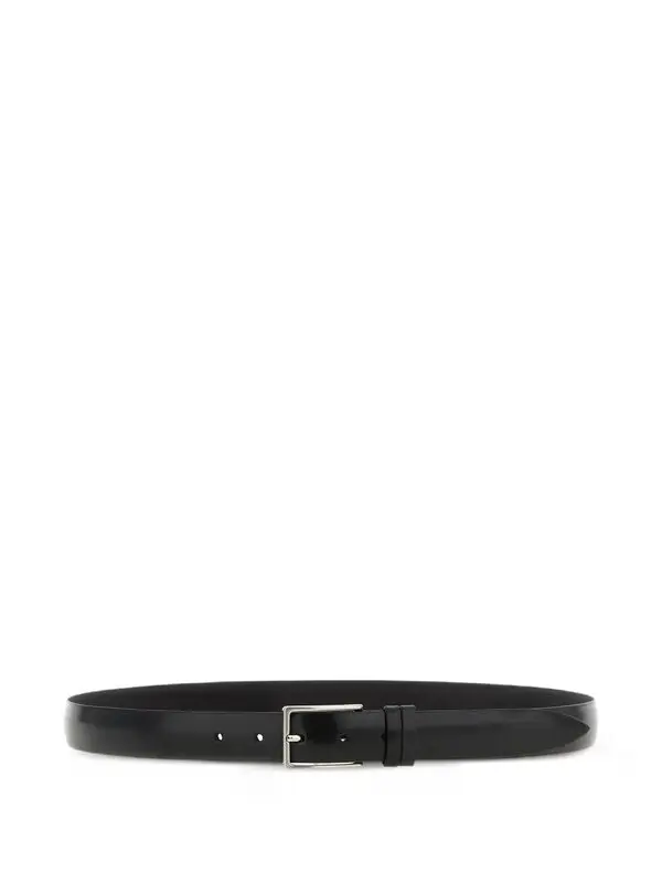 ZERBINI CLAUDIO Brushed Leather Belt