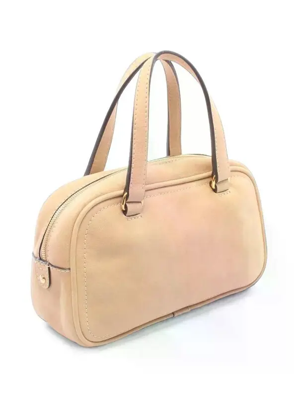 Loewe 2010s Madrid Anagram East-west Bag - Neutrals