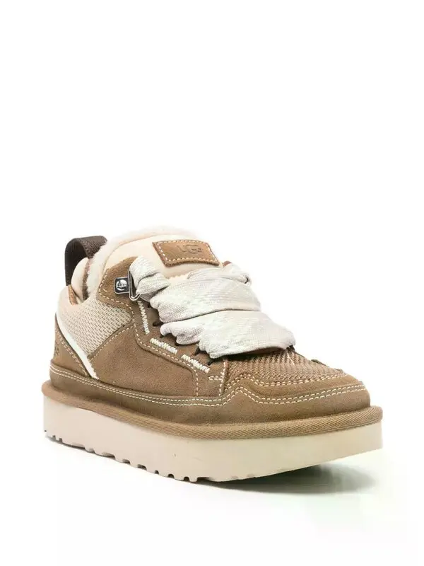 UGG Lowmel Suede And Mesh Sneakers