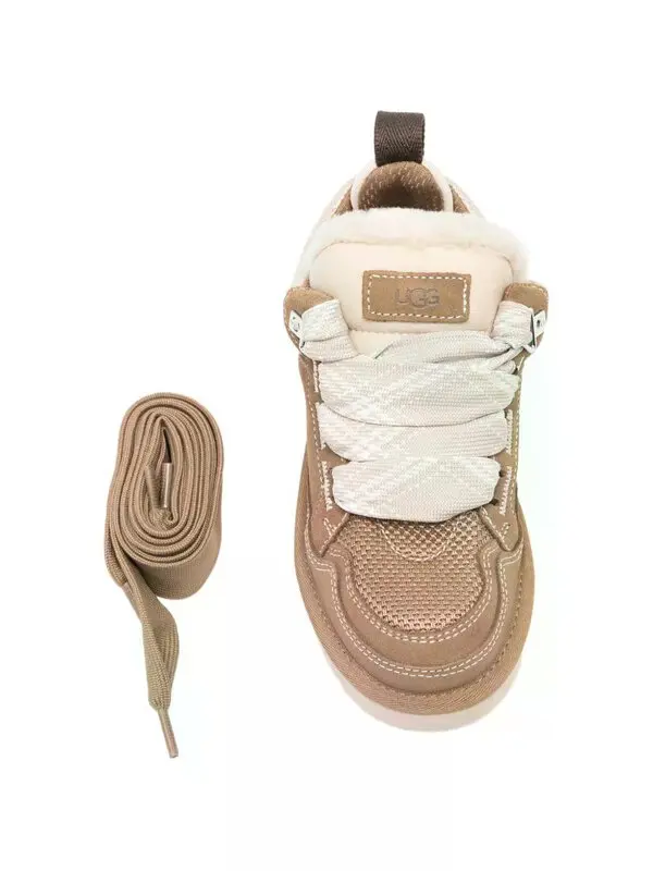 UGG Lowmel Suede And Mesh Sneakers
