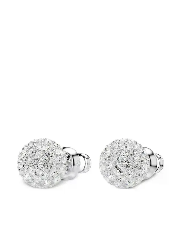 SWAROVSKI Dextera Crystal-sphere Earrings - Silver