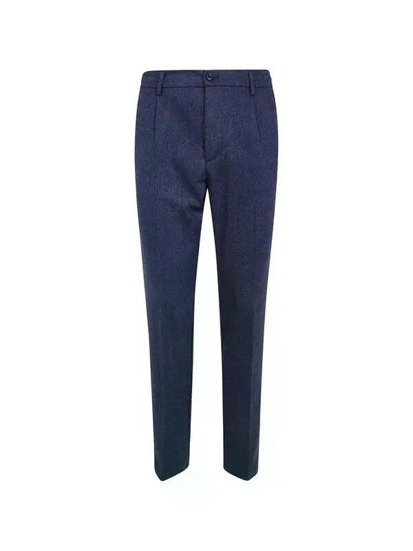CRUNA Wool Herringbone Trousers