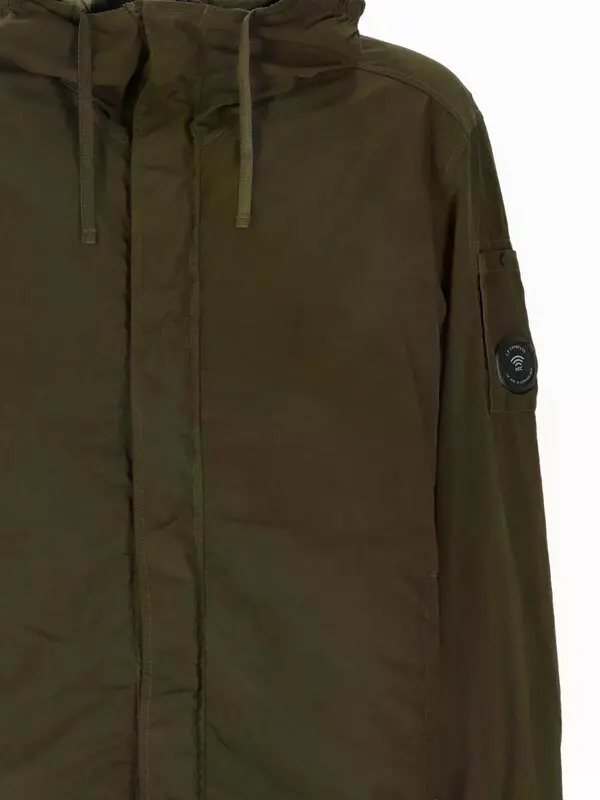 C.P. COMPANY T-st Nylon Lens Hooded Overshirt