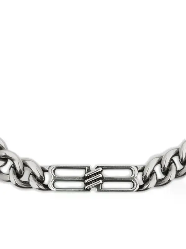 Balenciaga Bb Icon Curb-chain Bracelet